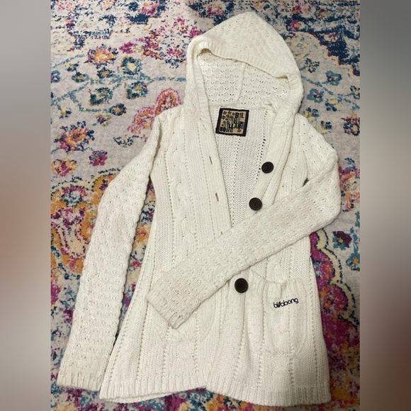 Billabong | Sweaters | Billabong Womens Cable Knit Cardigan | Poshmark